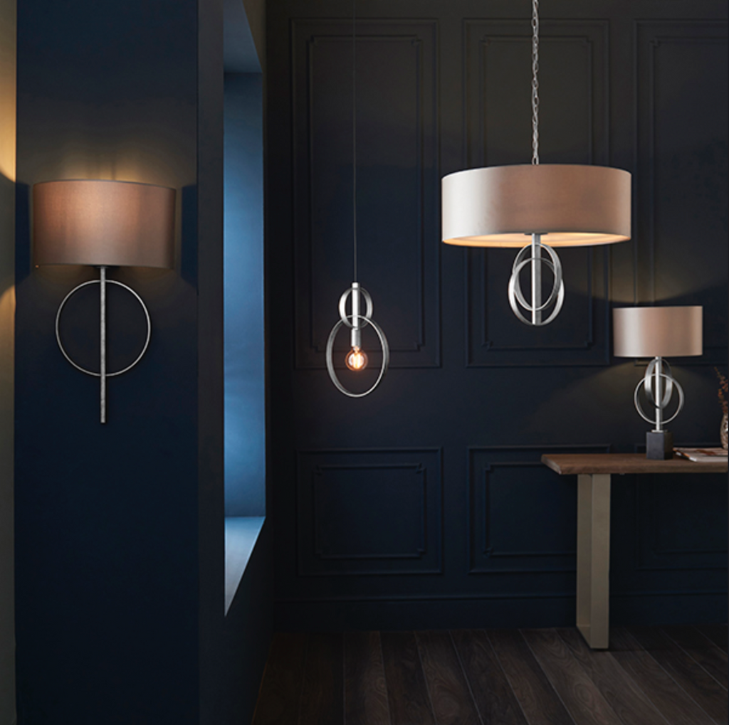 Astrid Table Lamp - Silver Leaf – Online Light Shop