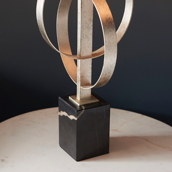 Astrid Table Lamp - Silver Leaf – Online Light Shop